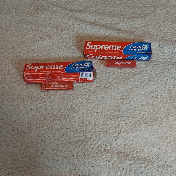 Supreme | Other | Nwt Supreme X Colgate Toothpaste And Tooth Brush Pack ...